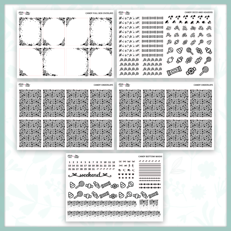 Printable Candy Foil Bundle – Alicia Craft
