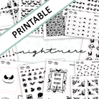 Printable Nightmare Foil Collection – Alicia Craft