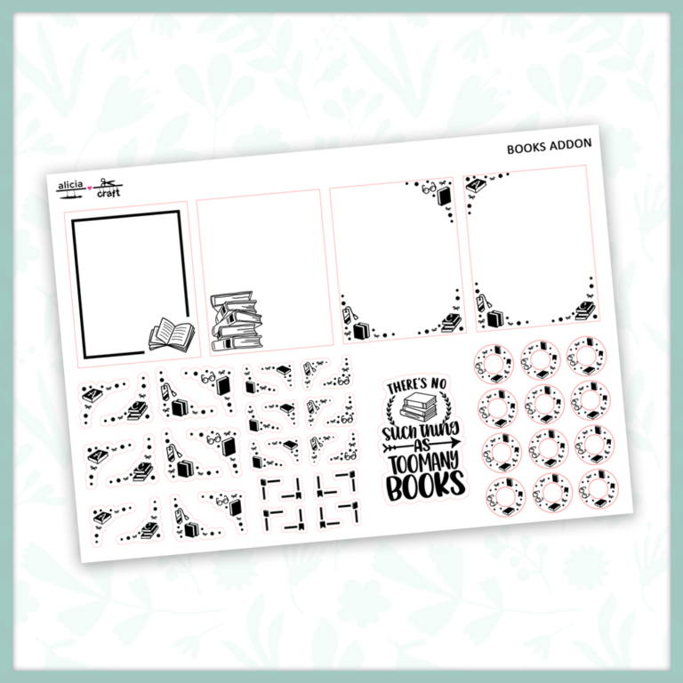 Printable Books Foil Bundle – Alicia Craft