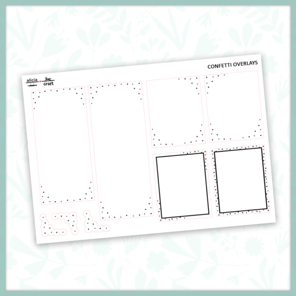 Printable Confetti 2.0 Foil Bundle – Alicia Craft