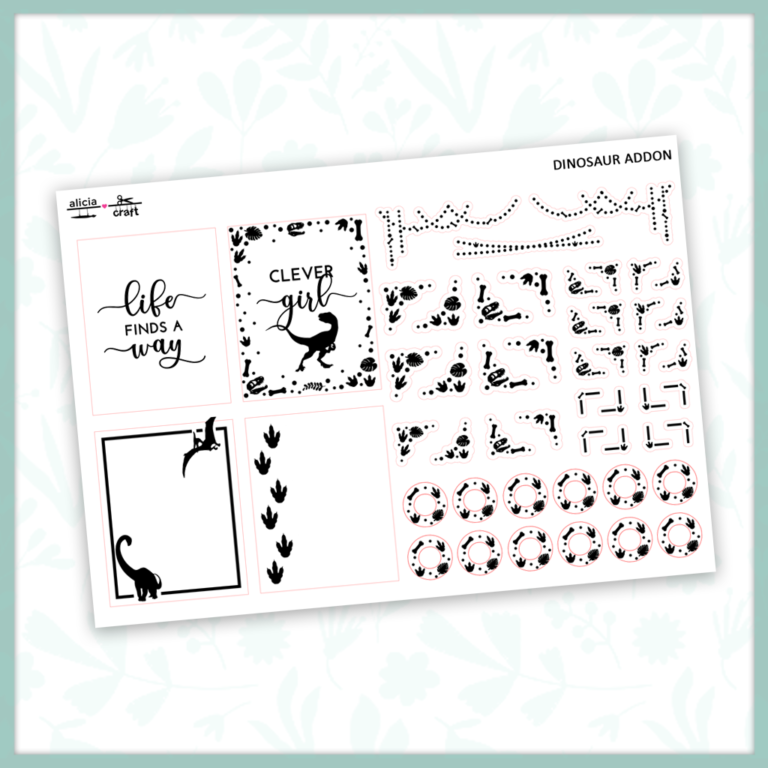 Printable Dinosaur Foil Bundle – Alicia Craft