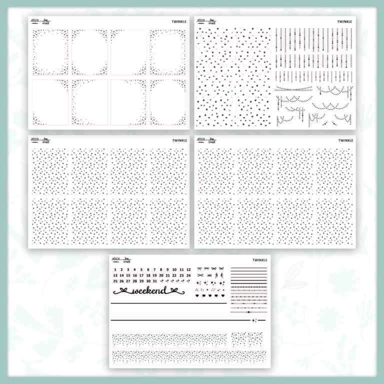 Printable Twinkle Foil Bundle – Alicia Craft