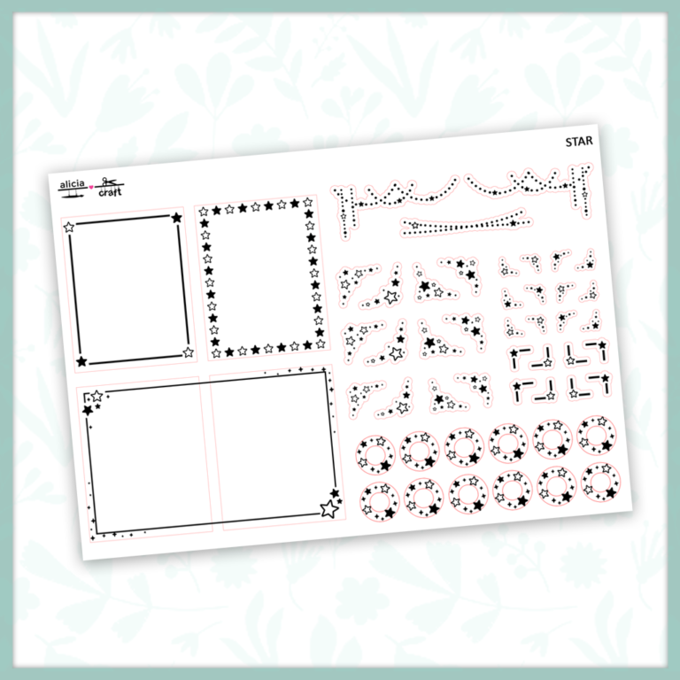Printable Star Foil Bundle – Alicia Craft