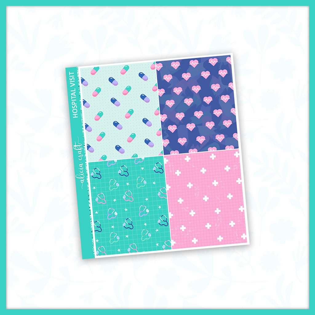 Hospital Visit ADDON – patterned boxes – Alicia Craft